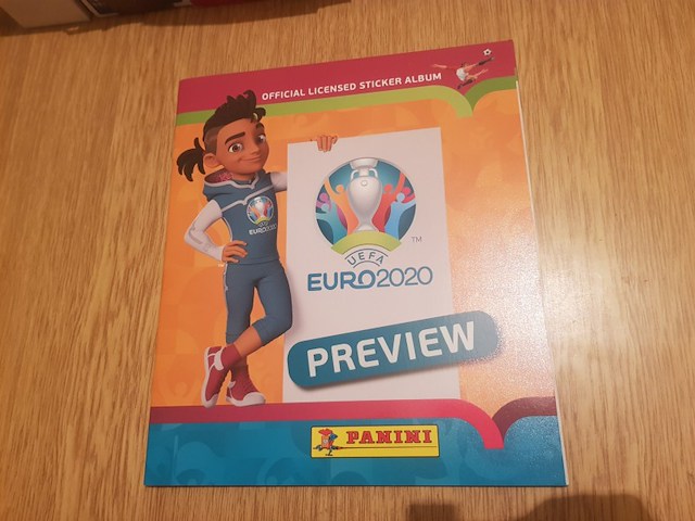 Prazan album - Euro 2020 Preview (Panini),bez slicica