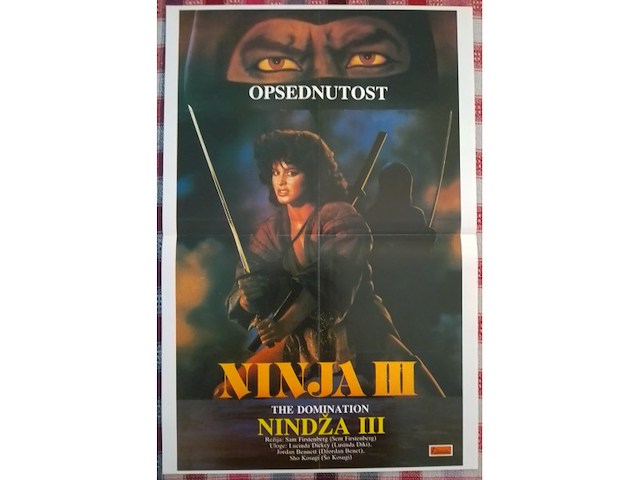 plakat NINDŽA III OPSEDNUTOST