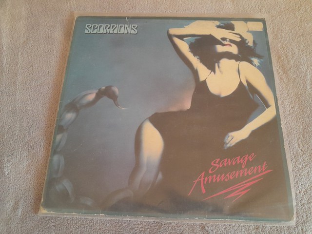 Scorpions - LP Savage Amusement