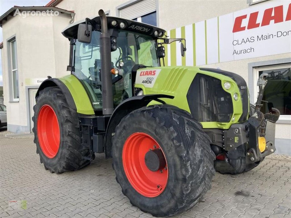 Claas ARION 650 CMATIC CEBIS traktor točkaš