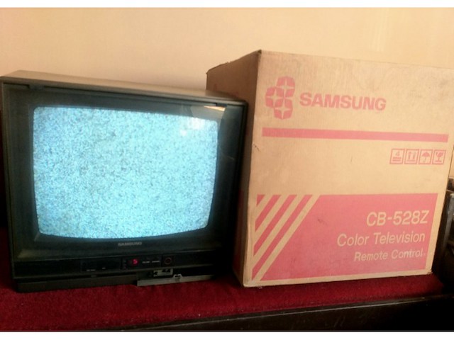 Samsung retro televizor 1980e Made in Korea CB - 528Z