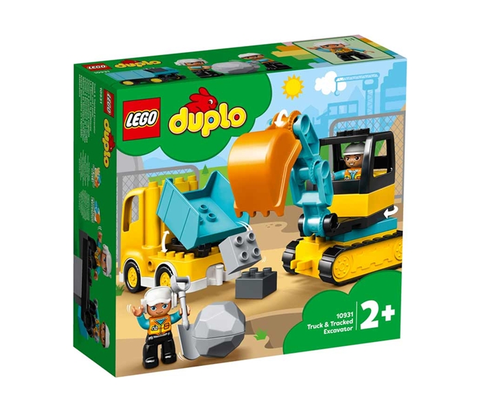 IGRACKA LEGO DUPLO TRUCK TRACKED EXCAVATOR