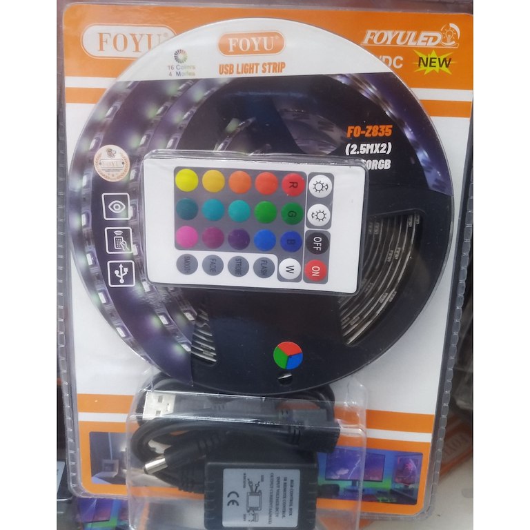 Foyu RGB led traka 2×2,5m