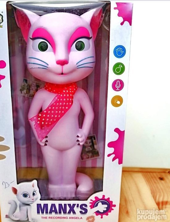 pametna mačka – talking angela – 30 cm