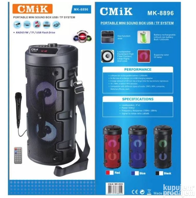 CMIK MK 8896 Bluetooth zvucnik