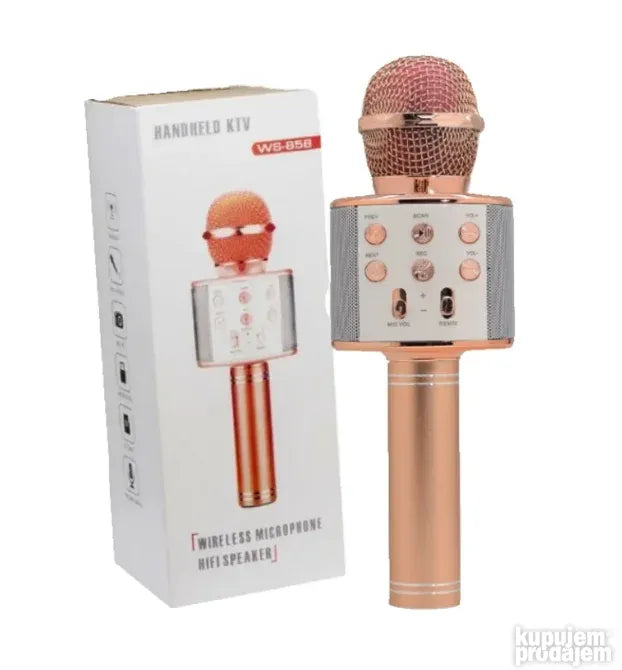 Karaoke mikrofon sa bluetooth zvučnikom 858-p0