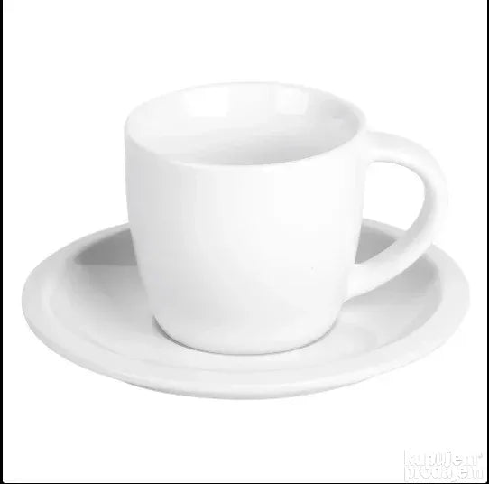 MOMENTO, porcelanska šolja i tacna za cappuccino 150ml