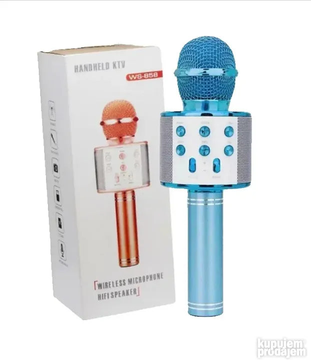 Karaoke mikrofon sa Bluetooth zvučnikom 858-09T