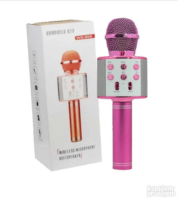 Karaoke mikrofon sa bluetooth zvučnikom 858-c8