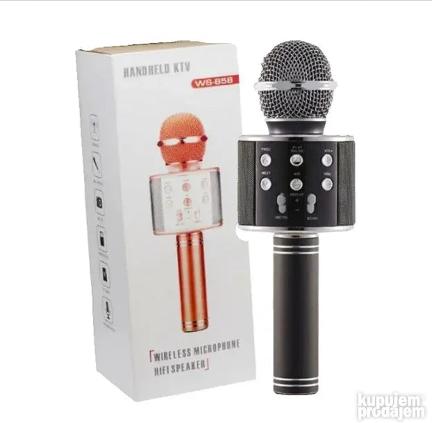 Karaoke mikrofon sa bluetooth zvučnikom 858-1m