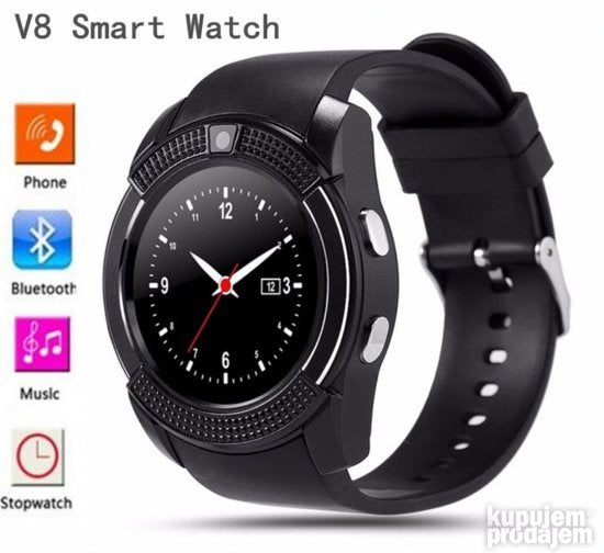 SMART watch V8/crni