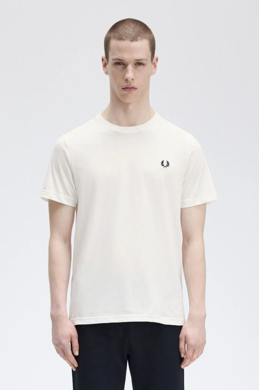 FRED PERRY CREW MAJICA SWHITE