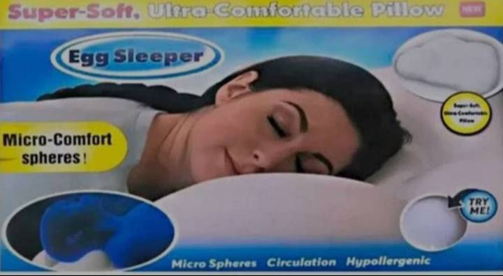 Ultra udobni jastuk za spavanje egg sleeper