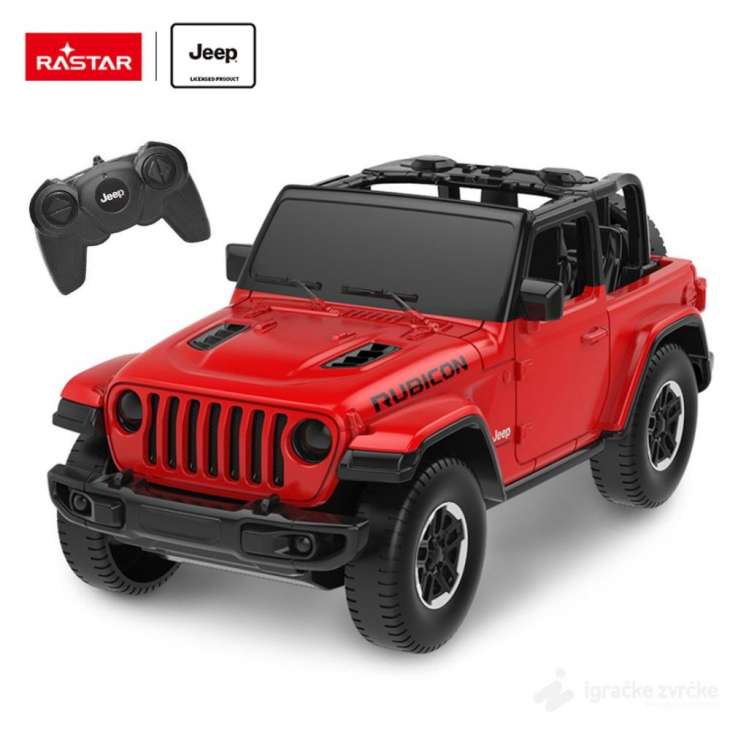 Autić na daljinski JEEP WRANGLER RUBICON 1:24