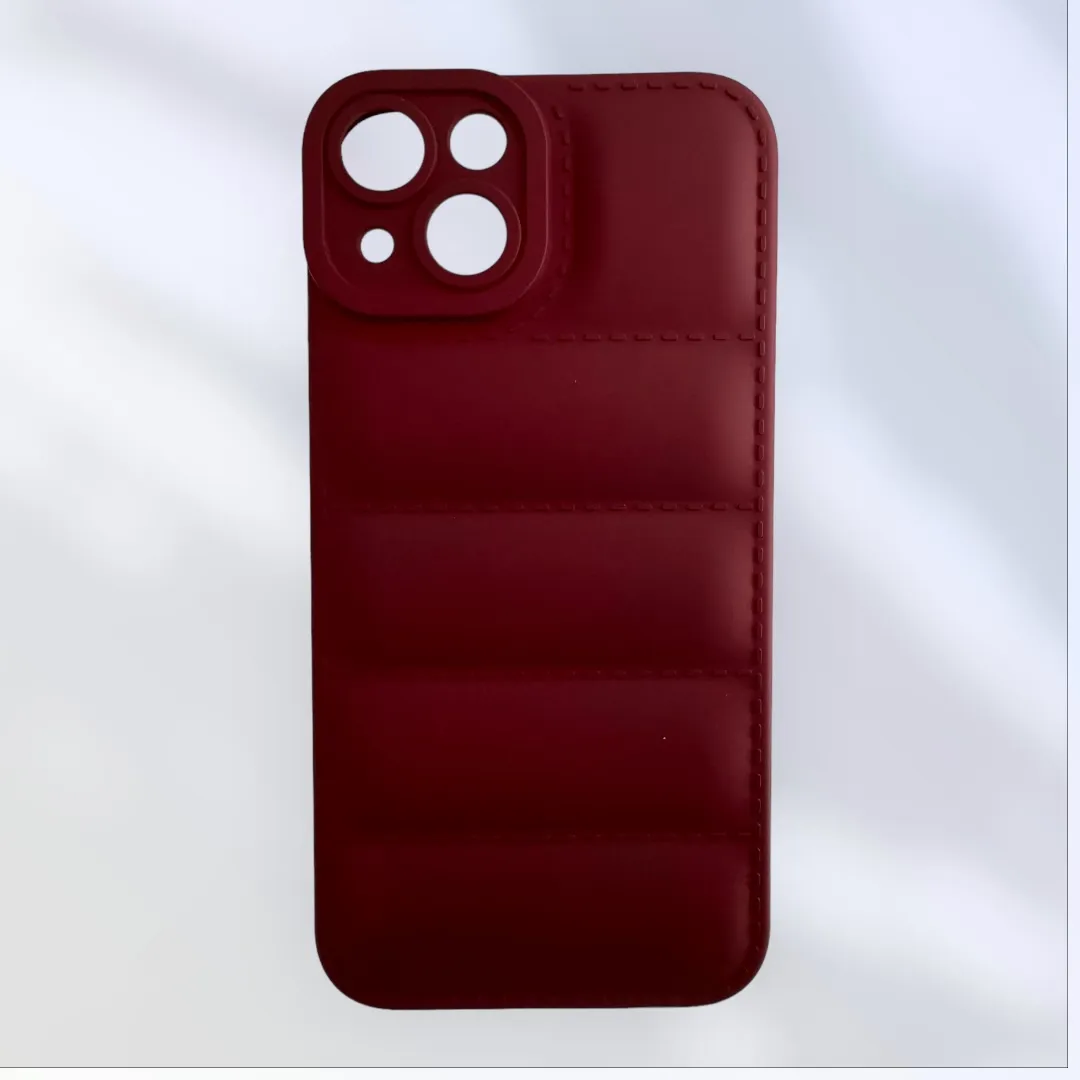 Maska TPU jacket za iPhone 13 bordo