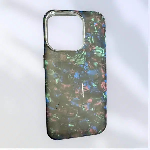 Maska Hard Case Mosaic za iPhone 15 siva