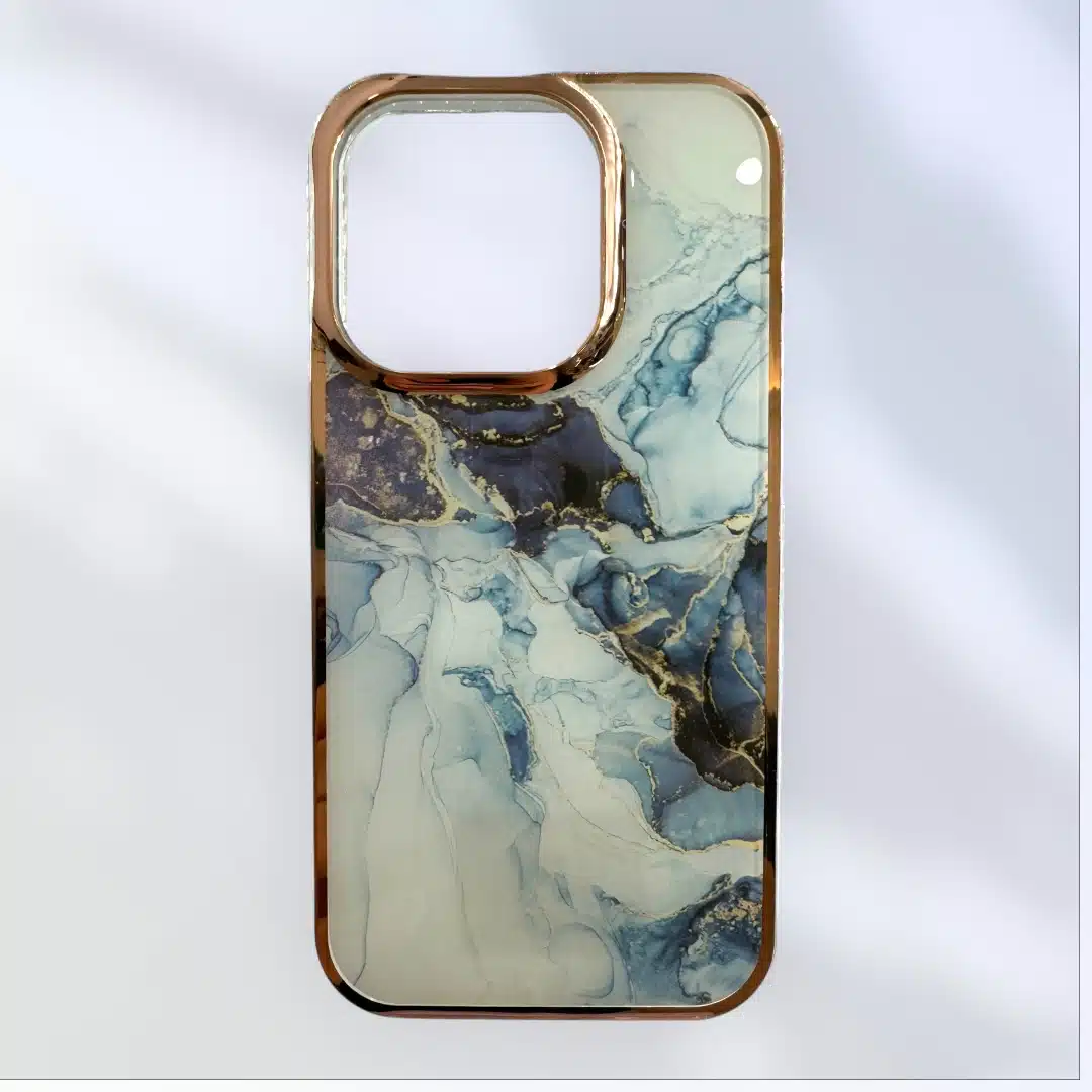 Maska Hard Case Marble za iPhone 15 plava