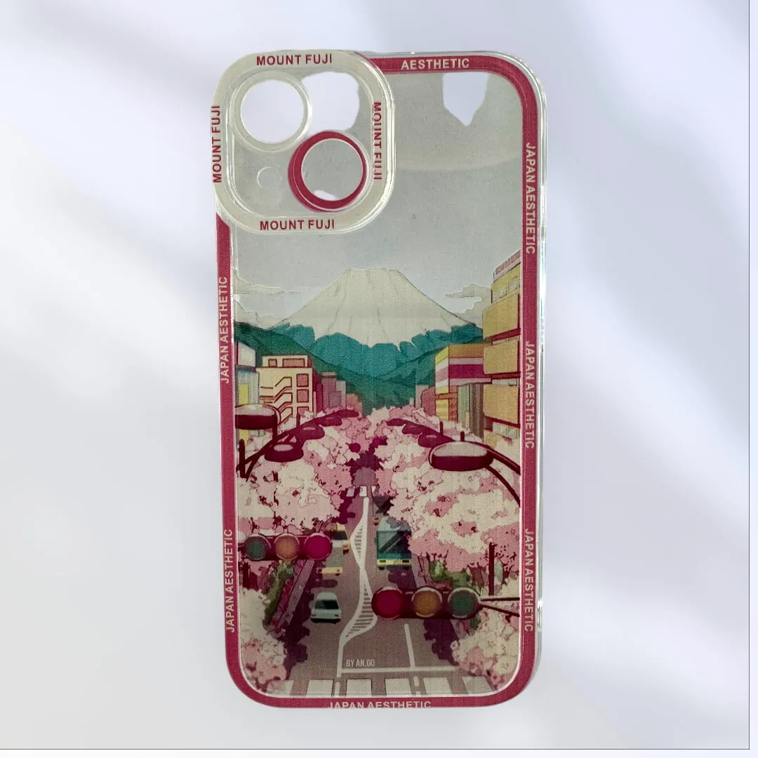 Maska travel spring za iPhone 15 roze