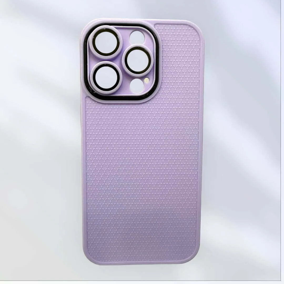 Maska Textured za iPhone 14 pro svetloljubicasta