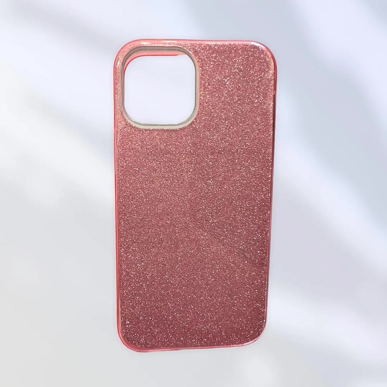 Maska Crystal Dust za iPhone 13 mini roze