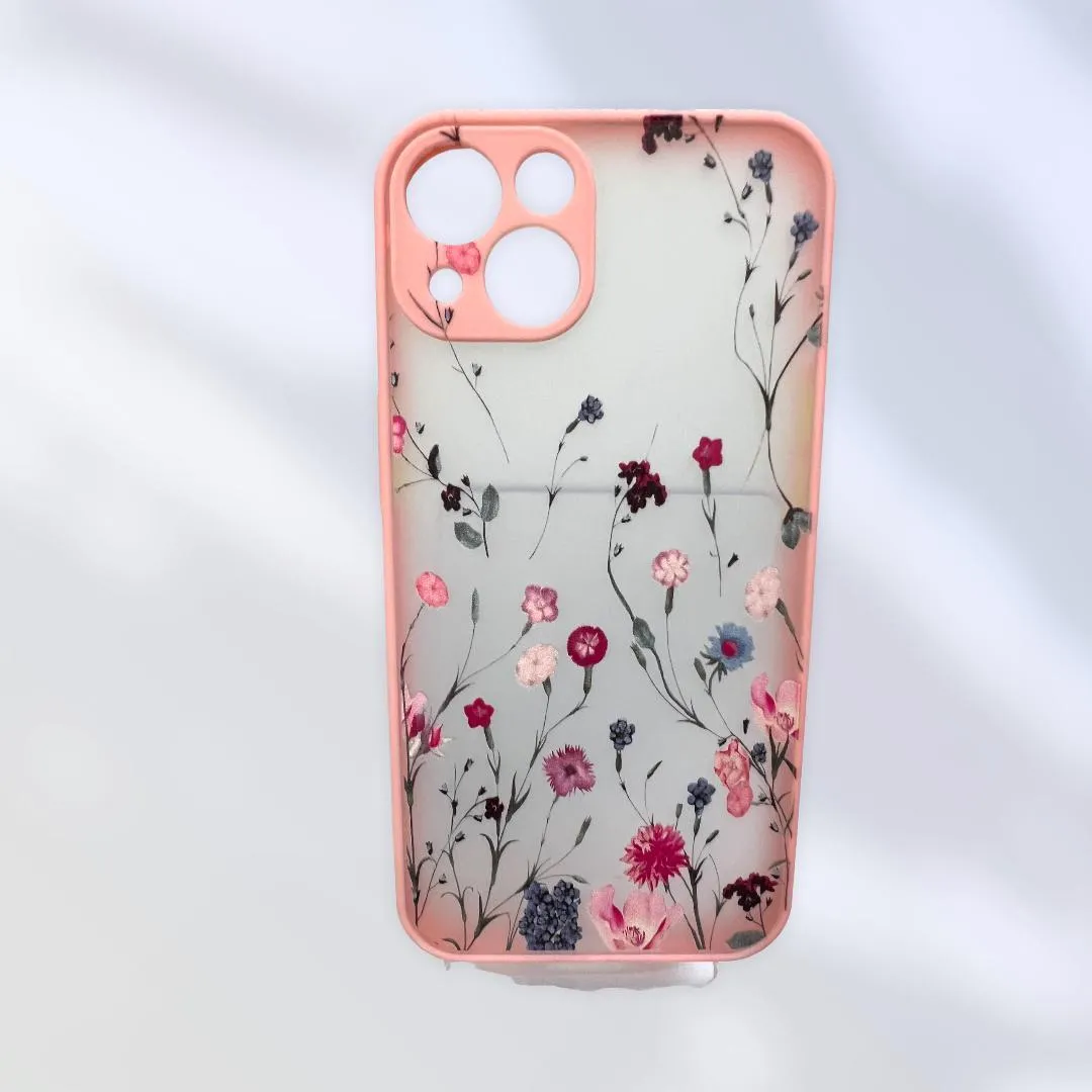 Maska Matte Painted za iPhone 13 flowers