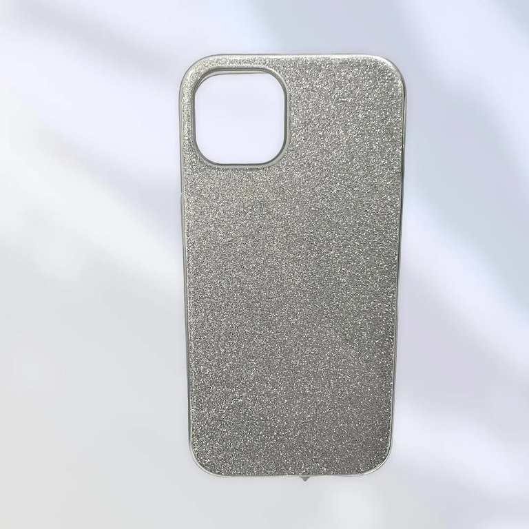 Maska Crystal Dust za iPhone 13 srebrna