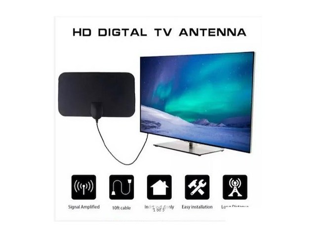 Digitalna antena za besplatne TV kanale 4K HDTV