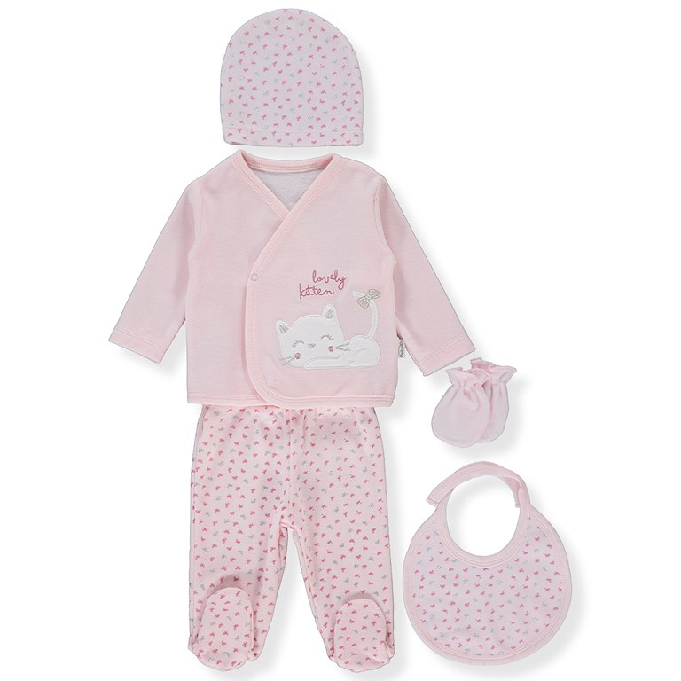 Bebetto set za bebe devojčice pink Z24Z928