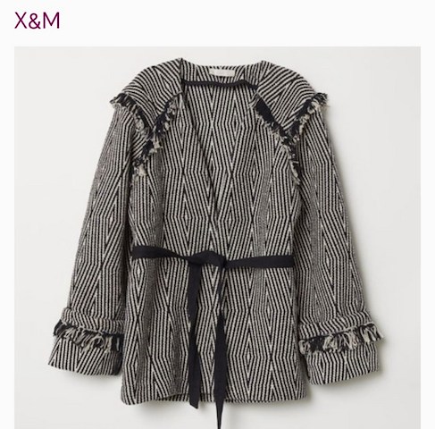 H&M Kaput, kimono vezivanje snizena 1000