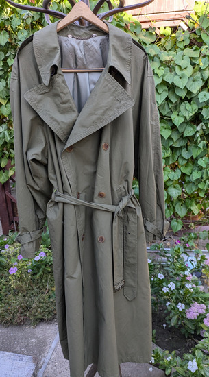 Vintage YU KLUZ trench coat SNIZEN na 1500