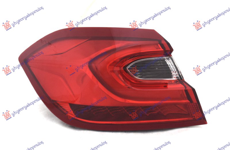 STOP LAMPA SPOLJASNJA LED Leva str. FORD FIESTA (2017-2022) (OEM: 2527136, 2646381, H1BB-13404-BH)