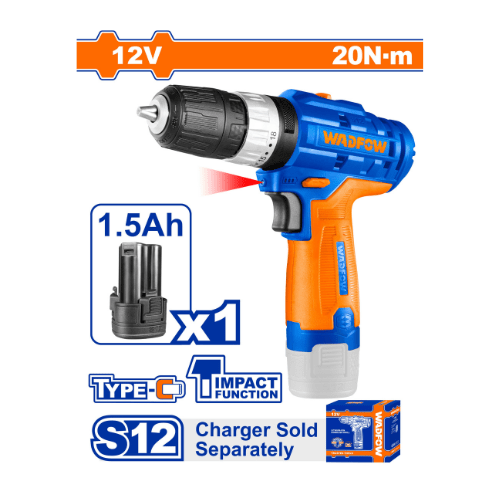 WADFOW WCDS540 Akumulatorska bušilica 12V 1.5Ah