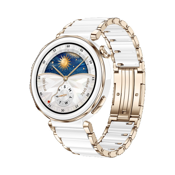 Huawei WATCH GT5 Pro Ceramic beli pametni sat 42mm