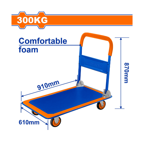 WADFOW WWB1330 Ručna transportna kolica sklopiva 300kg