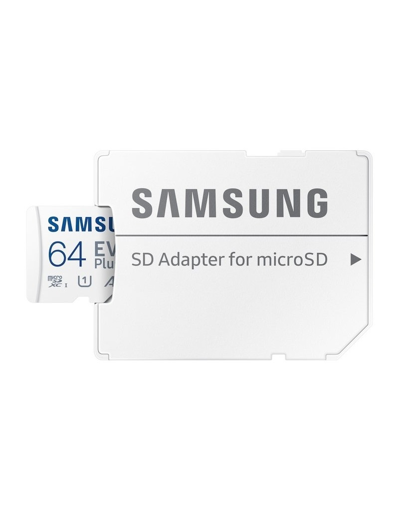 SAMSUNG Memorijska kartica EVO PLUS MicroSD Card 64GB + Adapter MB-MC64SA