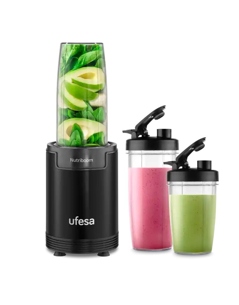 Blender Ufesa Nutriboom/sivi/3 posude/snaga 900W