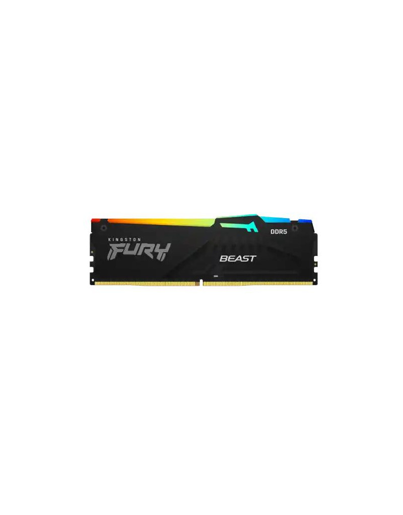 Memorija DDR5 32GB -2x16GB- 6000MT/s Kingston Fury Beast RGB KF560C40BBAK2-32