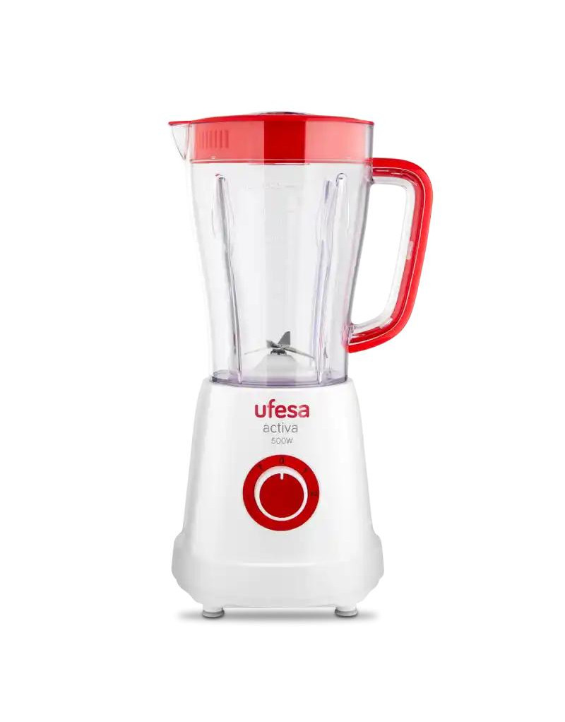 Blender Ufesa BS4707 activa/belo crveni/snaga 500W/zapremina 1-5l