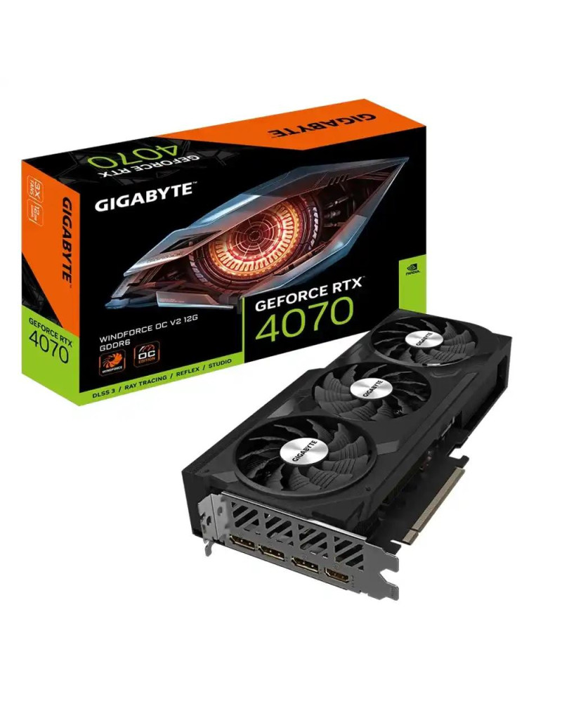 Grafička karta Gigabyte GeForce RTX 4070 GV-N4070WF3OCV2-12GD 12GB 192bit ---