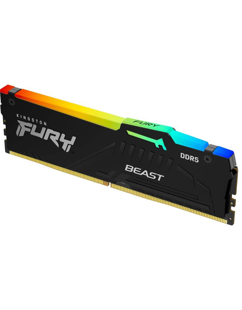 KINGSTON DIMM DDR5 8GB 5600MT/s KF556C36BBEA-8 Fury Beast RGB EXPO