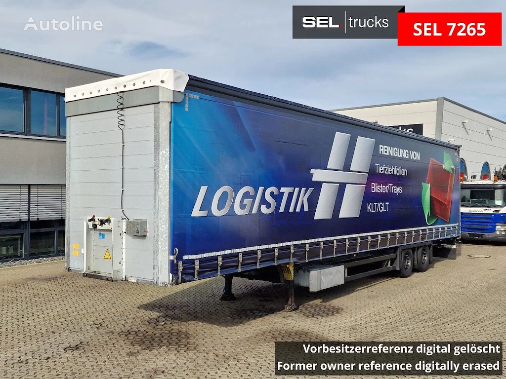 Schmitz Cargobull SCS 18/L 13.62 M B EDSCHA / Hubdach poluprikolica sa kliznom ceradom