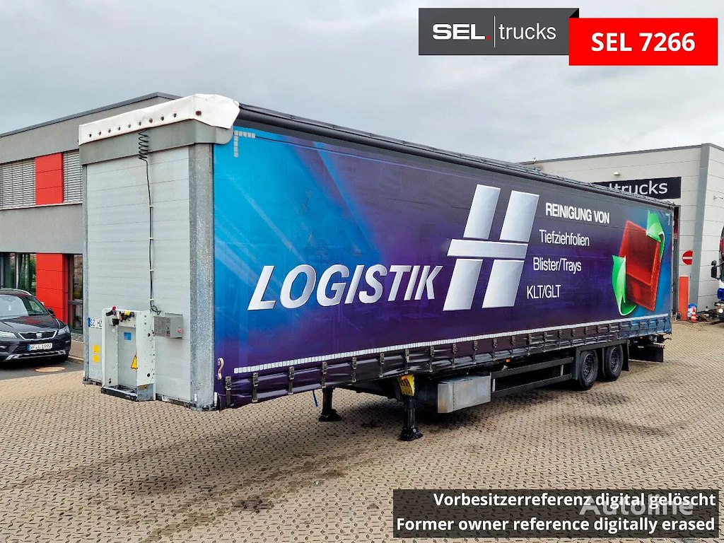 Schmitz Cargobull SCS 18/L 13.62 M B EDSCHA / Hubdach poluprikolica sa kliznom ceradom