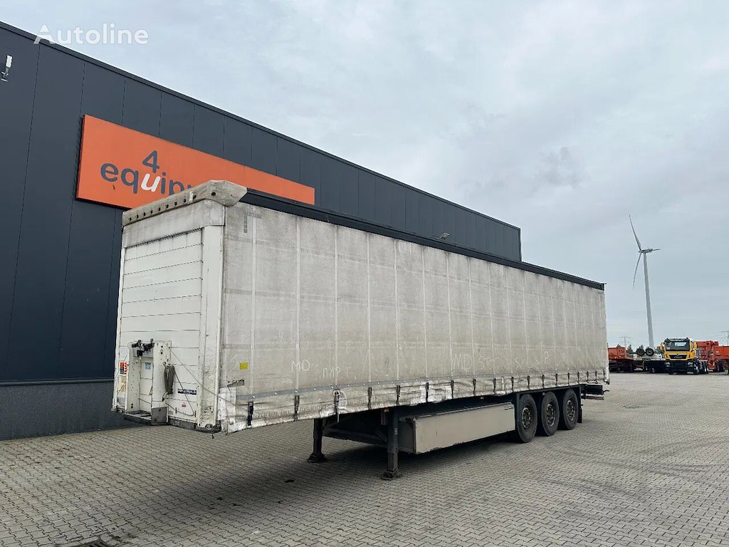 Schmitz Cargobull discbrakes, galvanised, palletbox, intern: 2.80m poluprikolica sa kliznom ceradom