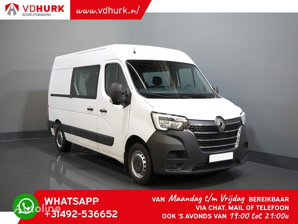 Renault Master T35 2.3 dCi 145 pk L2H2 DC Dubbel Cabine 7Pers./ Carplay/ minibus furgon