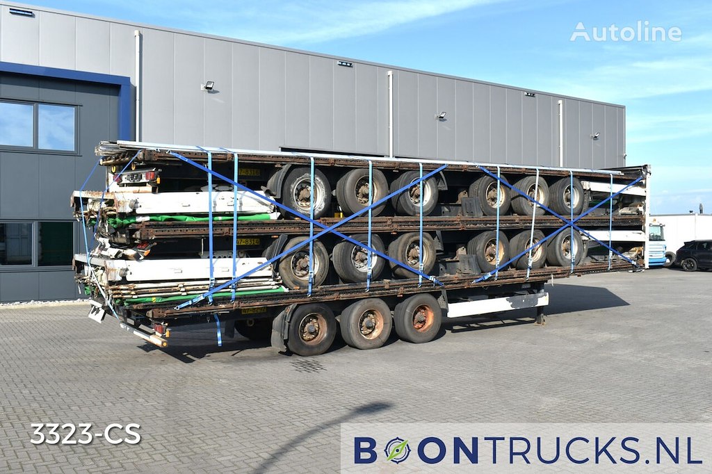 Krone SD € 23750 STACK PRICE | BPW / DRUM * NL TRAILERS poluprikolica sa kliznom ceradom