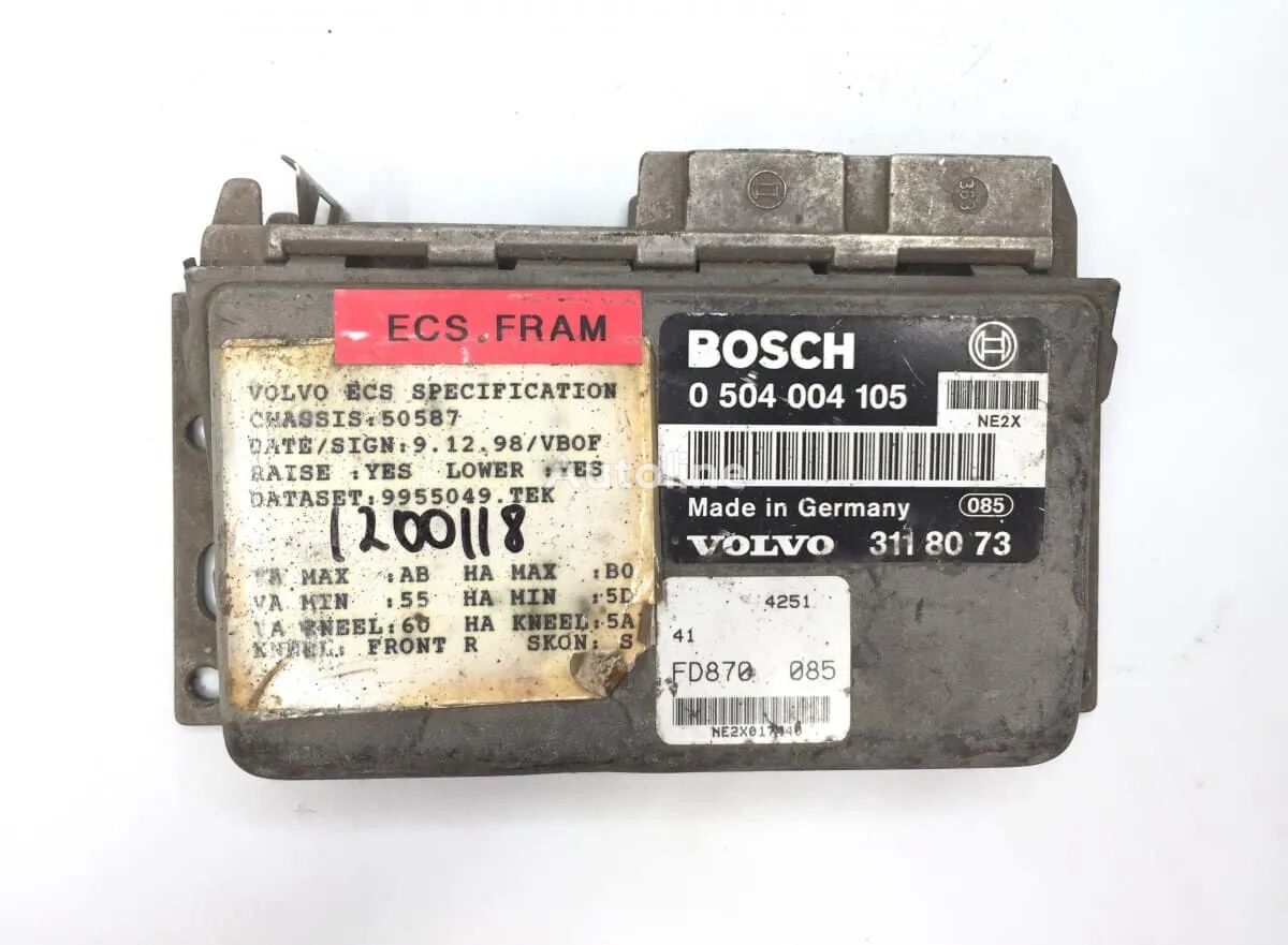 Unitate de control 0 upravljačka jedinica za Bosch pentru VOLVO 3118073 kamiona