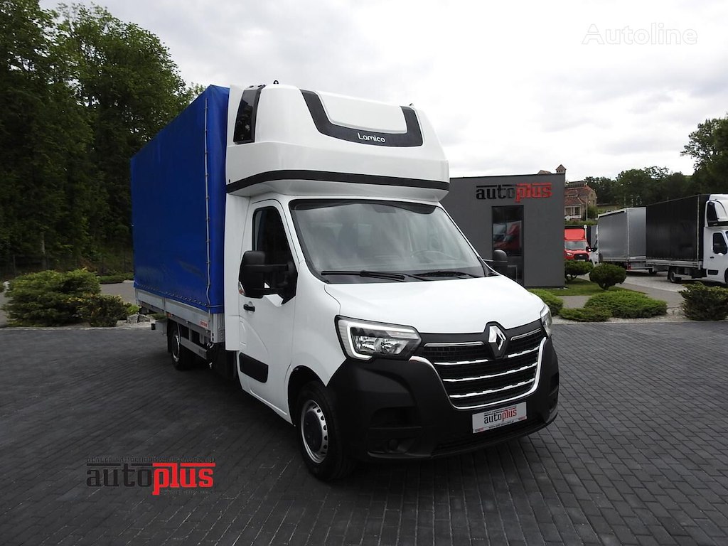 Renault MASTER PLANDEKA WINDA 9 PALET WEBASTO TEMPOMAT KLIMATYZACJA PNEU kamion s ceradom < 3.5t