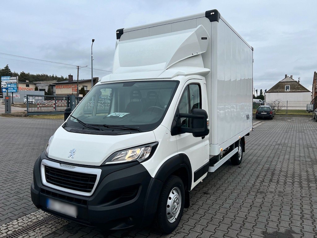 Peugeot Boxer Koffer 3.75m 3xTur + Ladenbordwand kamion furgon < 3.5t