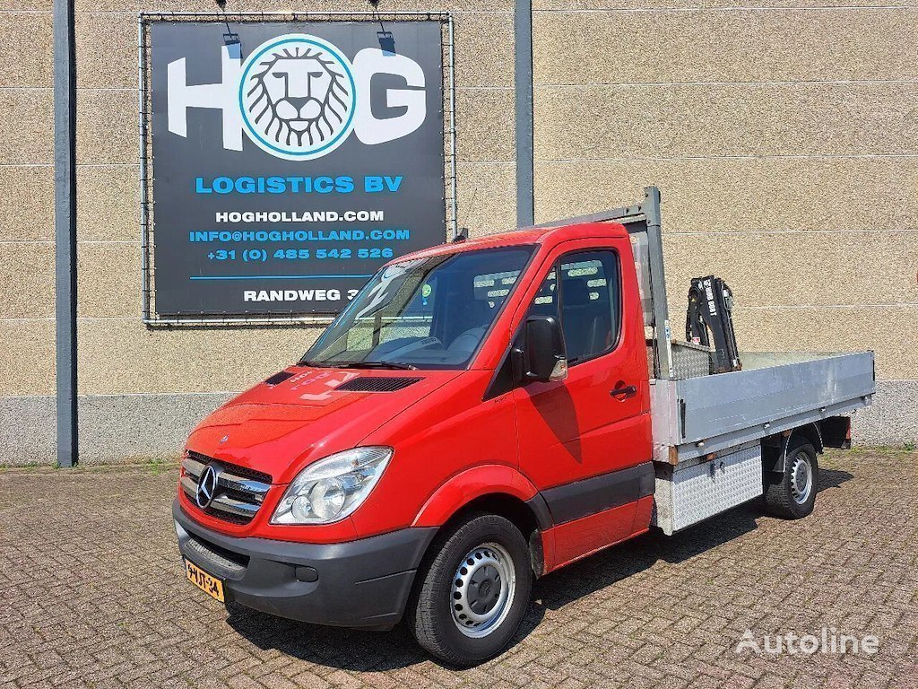 Mercedes-Benz Sprinter 313 2.2 CDI 366 DC + HIAB 008T kamion s ravnom platformom < 3.5t