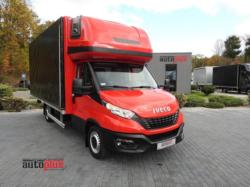 IVECO DAILY 35S18 PLANDEKA 10 PALET WEBASTO TEMPOMAT KLIMATYZACJA PNEU kamion s ceradom < 3.5t